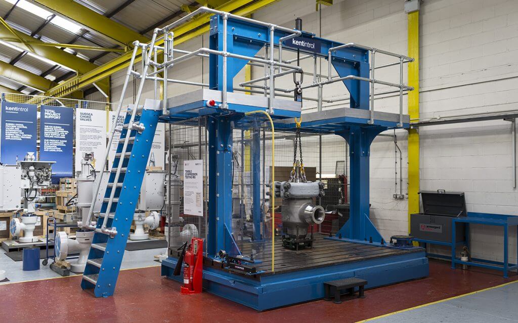 Kent Introl's bespoke tensile and compression testing rig - Kent Introl